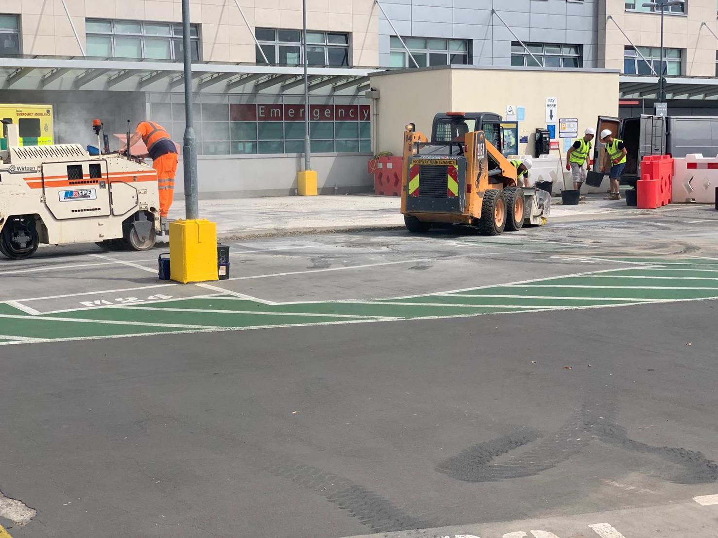 Broomfield Hospital - Car Park Resurfacing: Marcon Construction Ltd